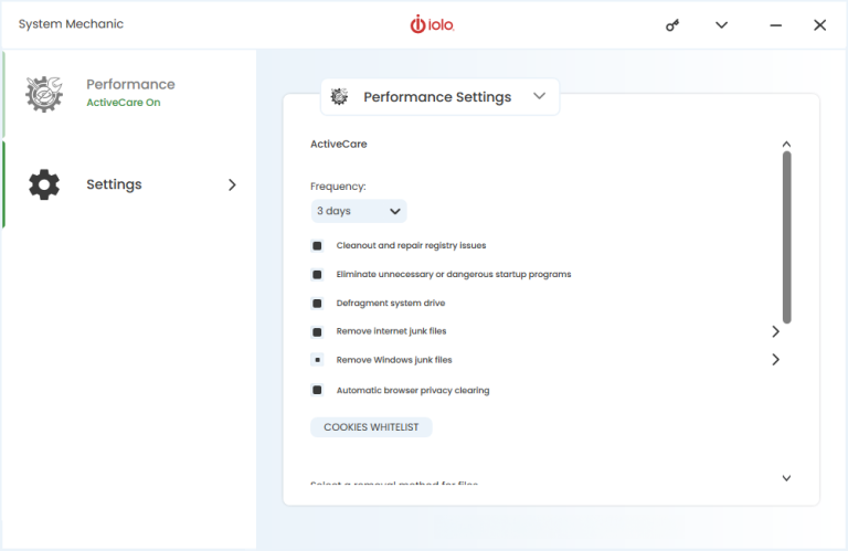 System Mechanic Product Support - HP | iolo