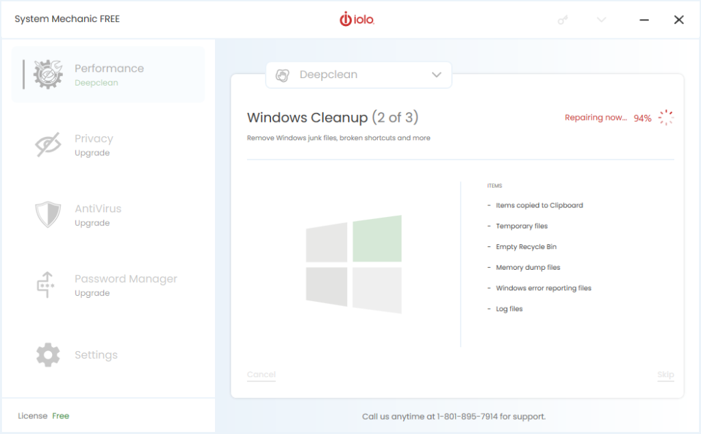 Install System Mechanic Free | iolo