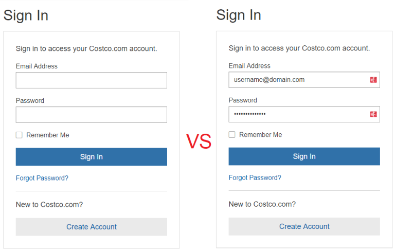 ByePass password field icon is not visible on website | iolo