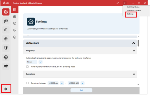 Disable System Mechanic Background Processes | iolo