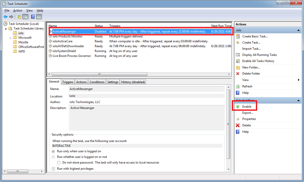Disable System Mechanic Background Processes | iolo